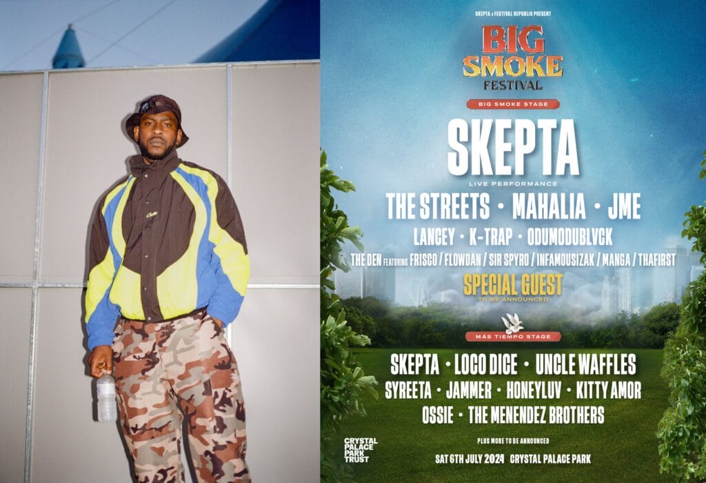 Line-up revealed for Skepta's Big Smoke Festival