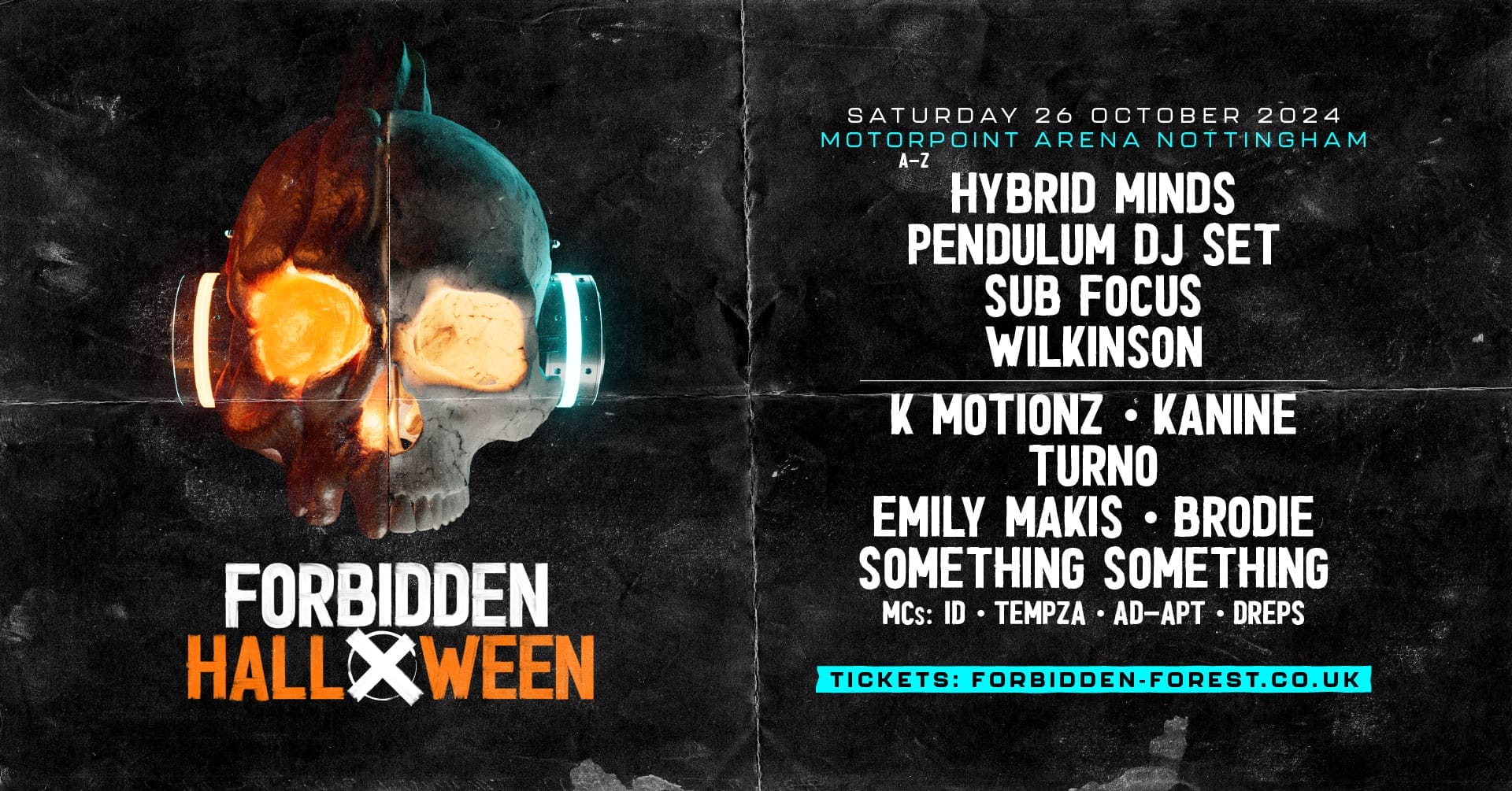 Forbidden Forest announce huge Halloween line-up