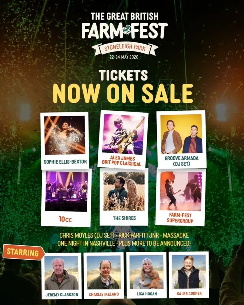 Jeremy Clarkson's Farm-Fest: dates, prices and camping info